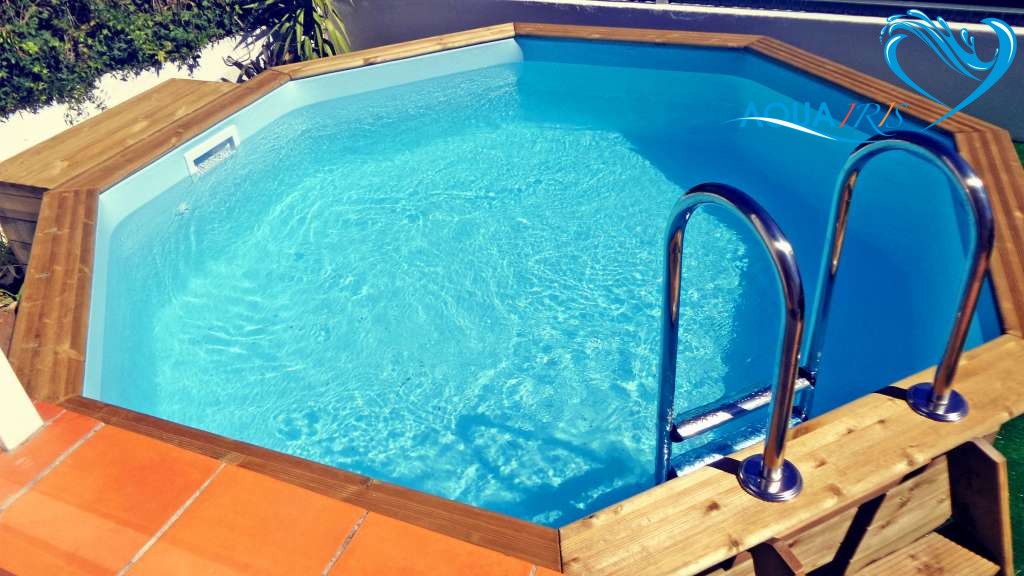 Construção da Piscina em madeira em Sintra | AQUAIRIS PISCINAS